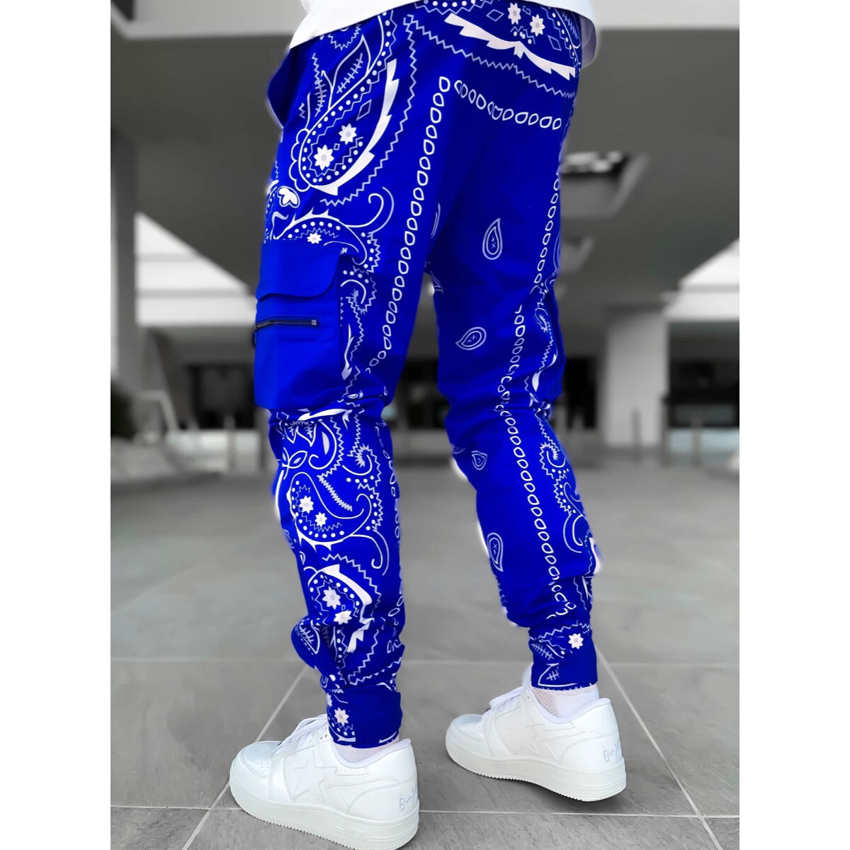 GUAPI/ Paisley cargo pants V2 ”BLUE” | BINGOSTA GUAPI/ Paisley cargo pants V2 ”BLUE” | BINGOSTA