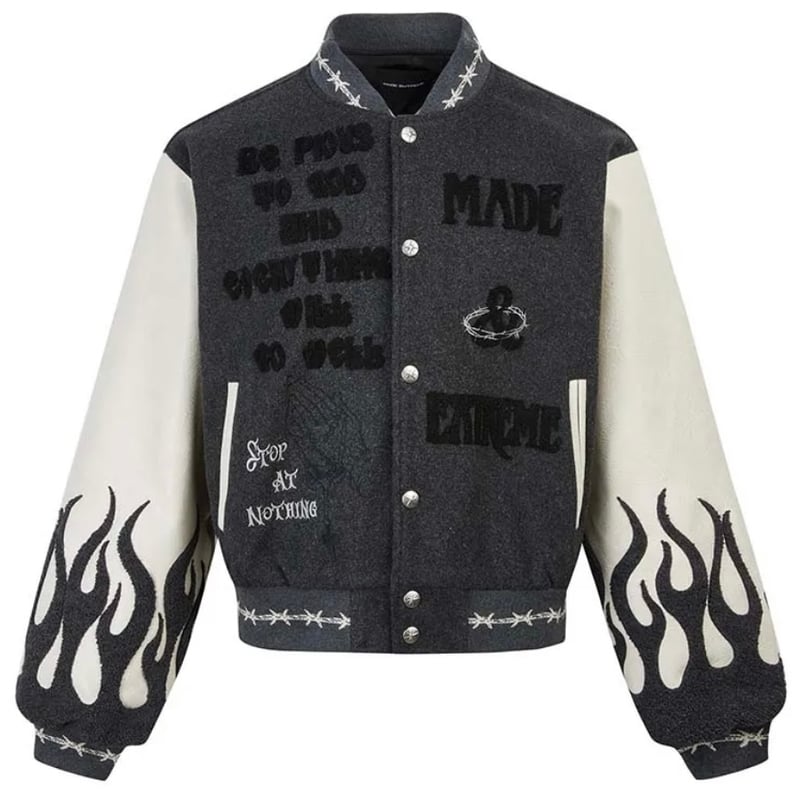 MADE EXTREME/ Christ stadium jacket GRAY | BIN MADE EXTREME/ Christ stadium jacket GRAY | BIN