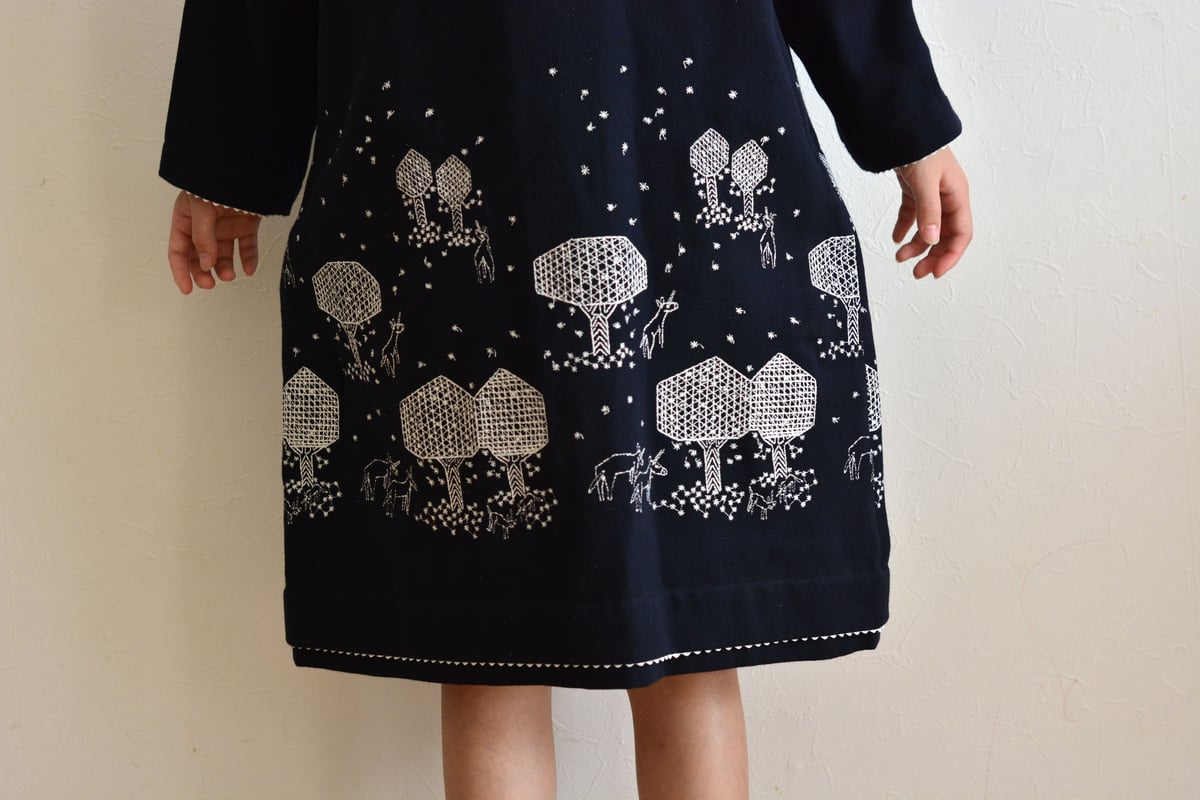 ミナペルホネン 21AW 】ZA3309P mori no hoshi “ワンピース” / ミナペルホネン 21AW 】ZA3309P mori no hoshi “ワンピース” /