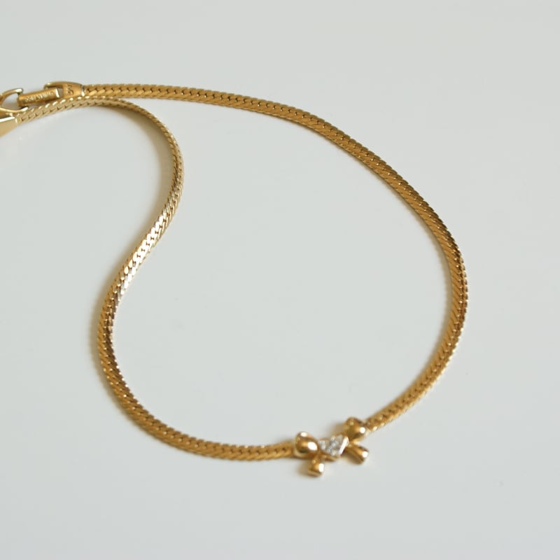 NINA RICCI ニナリッチ ハートリボン ヴィンテージ ネックレス NINA RICCI ニナリッチ ハートリボン ヴィンテージ ネックレス