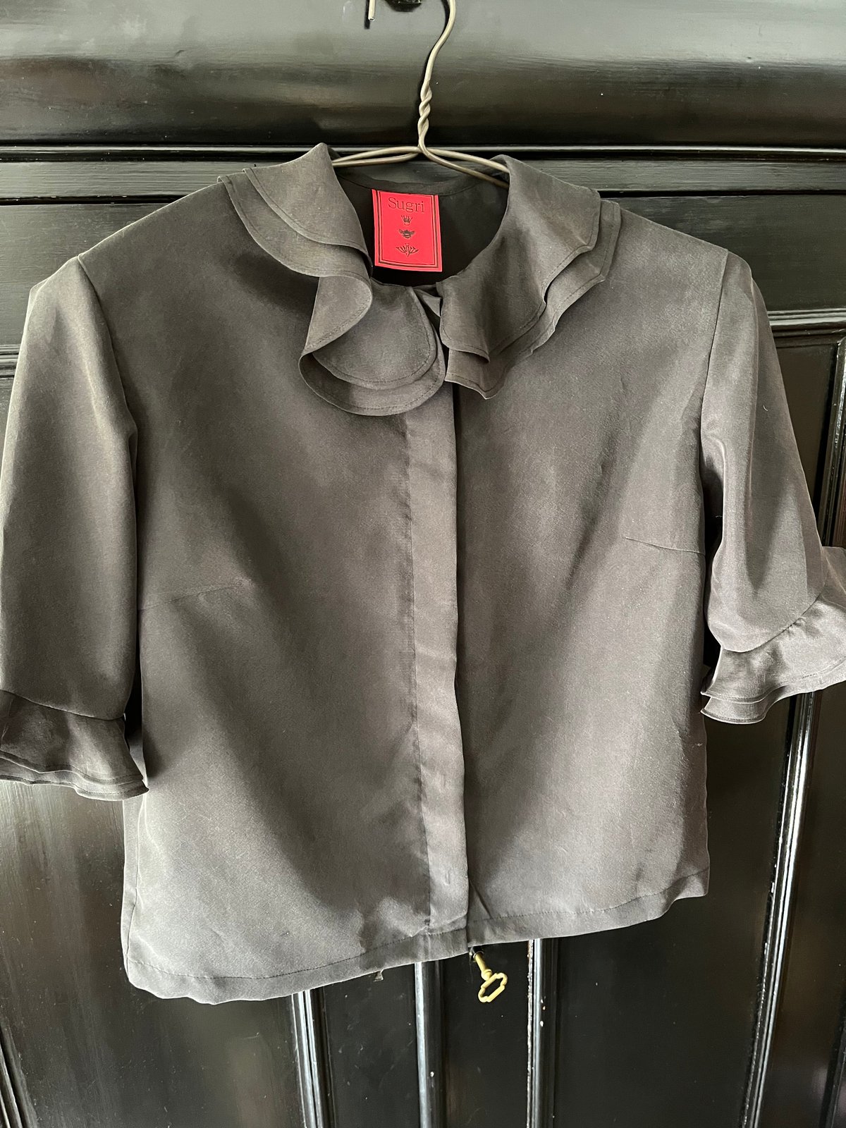 シルクフリルブラウス | Sugri Official Online Store