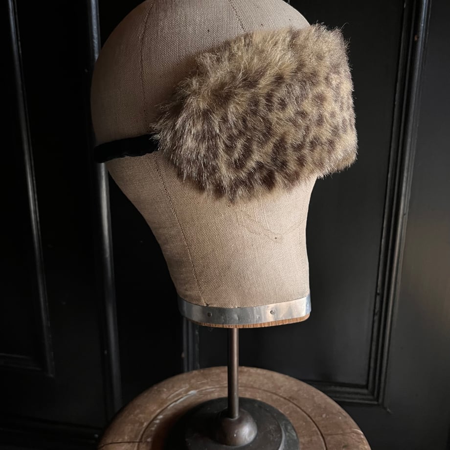 Fake fur eye mask leopardフェイクファーアイマスク レオパード | S...