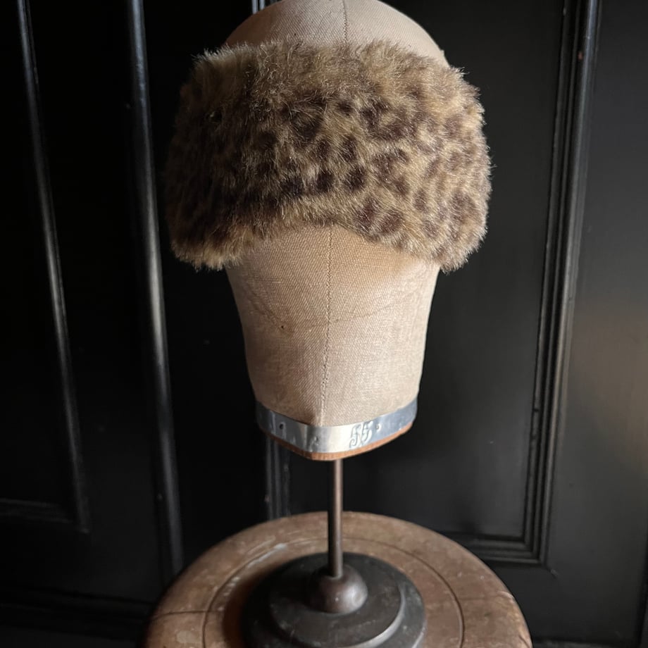 Fake fur eye mask leopardフェイクファーアイマスク レオパード | S...