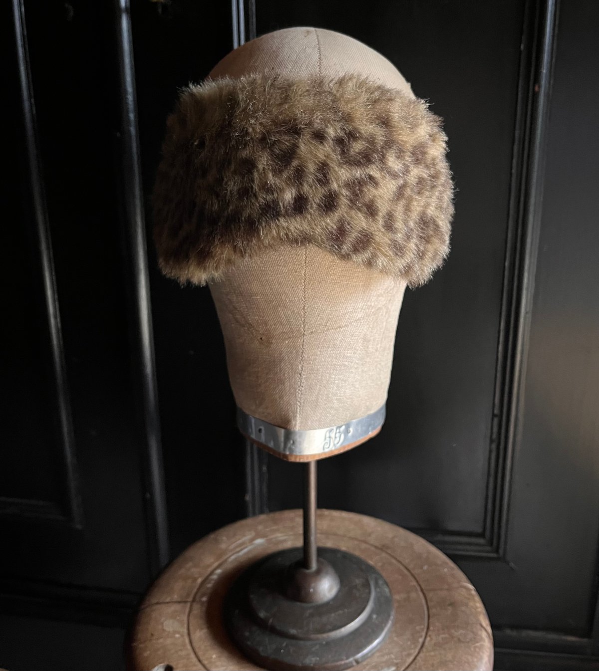 Fake fur eye mask leopardフェイクファーアイマスク レオパード | S...