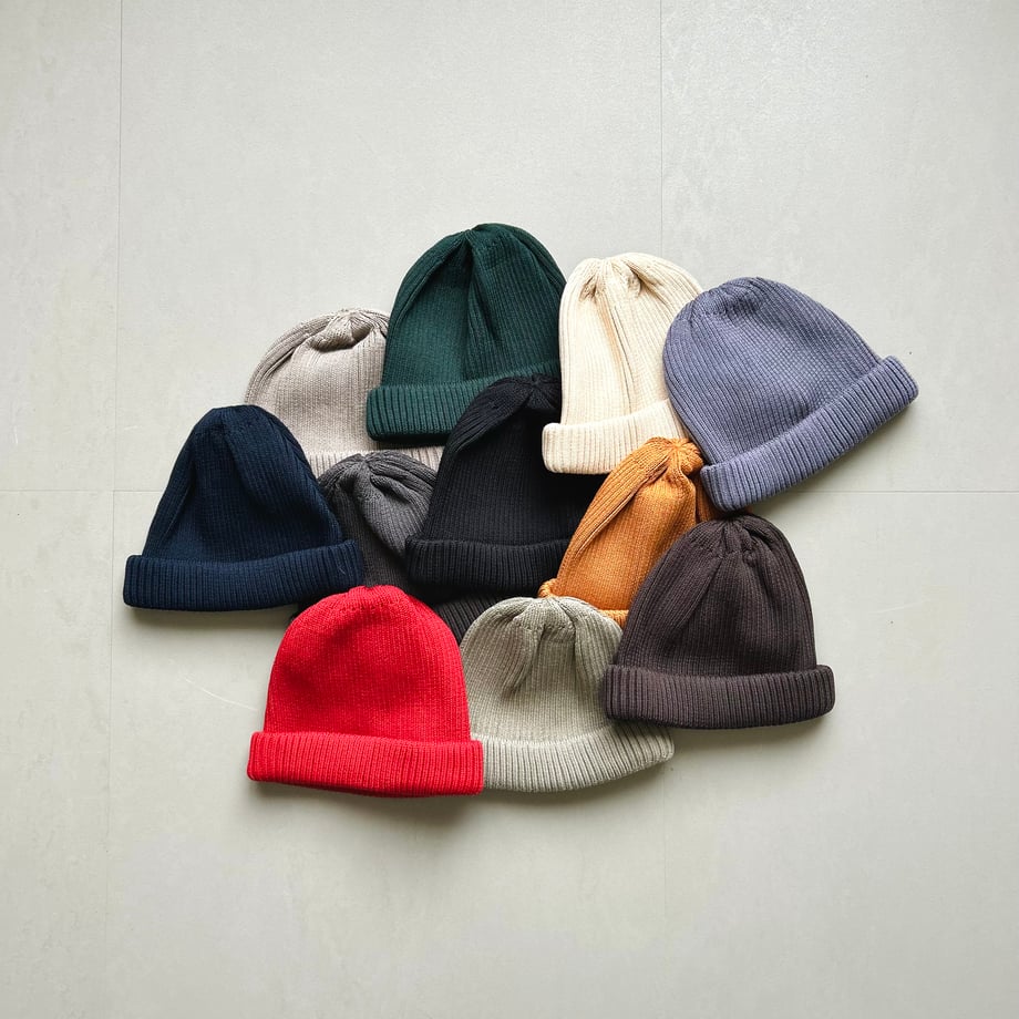 ROTOTO “COTTON ROLL UP BEANIE” | rangelife onli...