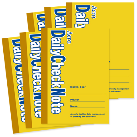 AcroDailyCheckNote A4サイズ（6冊） | AcroNote