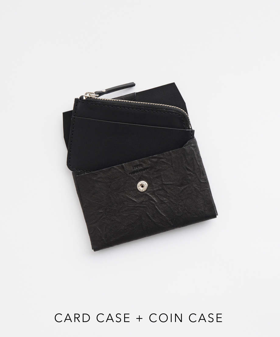 PAPER CARD CASE / WALLET ( L.BROWN / BLACK ) | ...