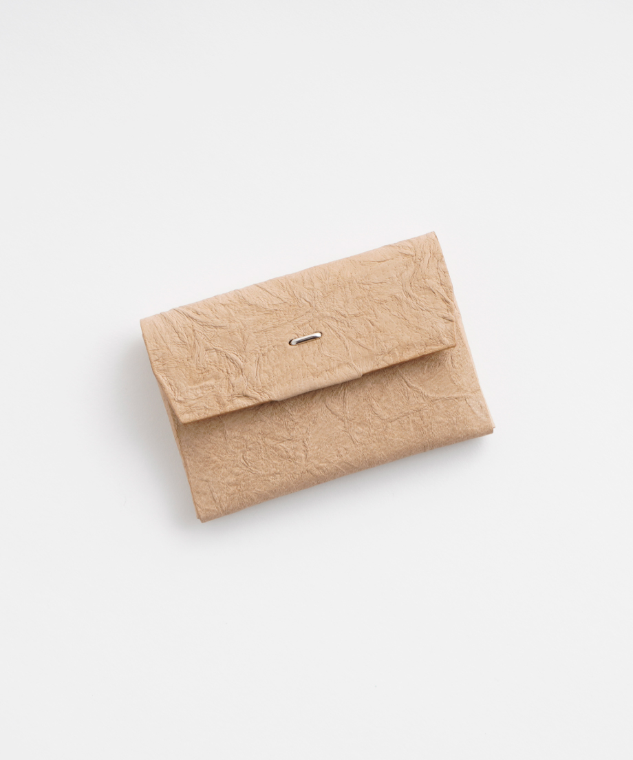 PAPER CARD CASE / WALLET ( L.BROWN / BLACK ) | ...