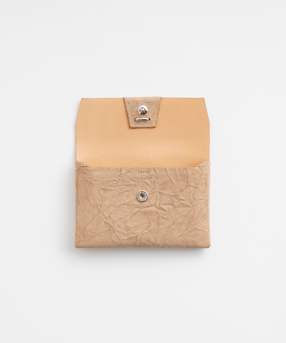PAPER CARD CASE / WALLET ( L.BROWN / BLACK ) | ...
