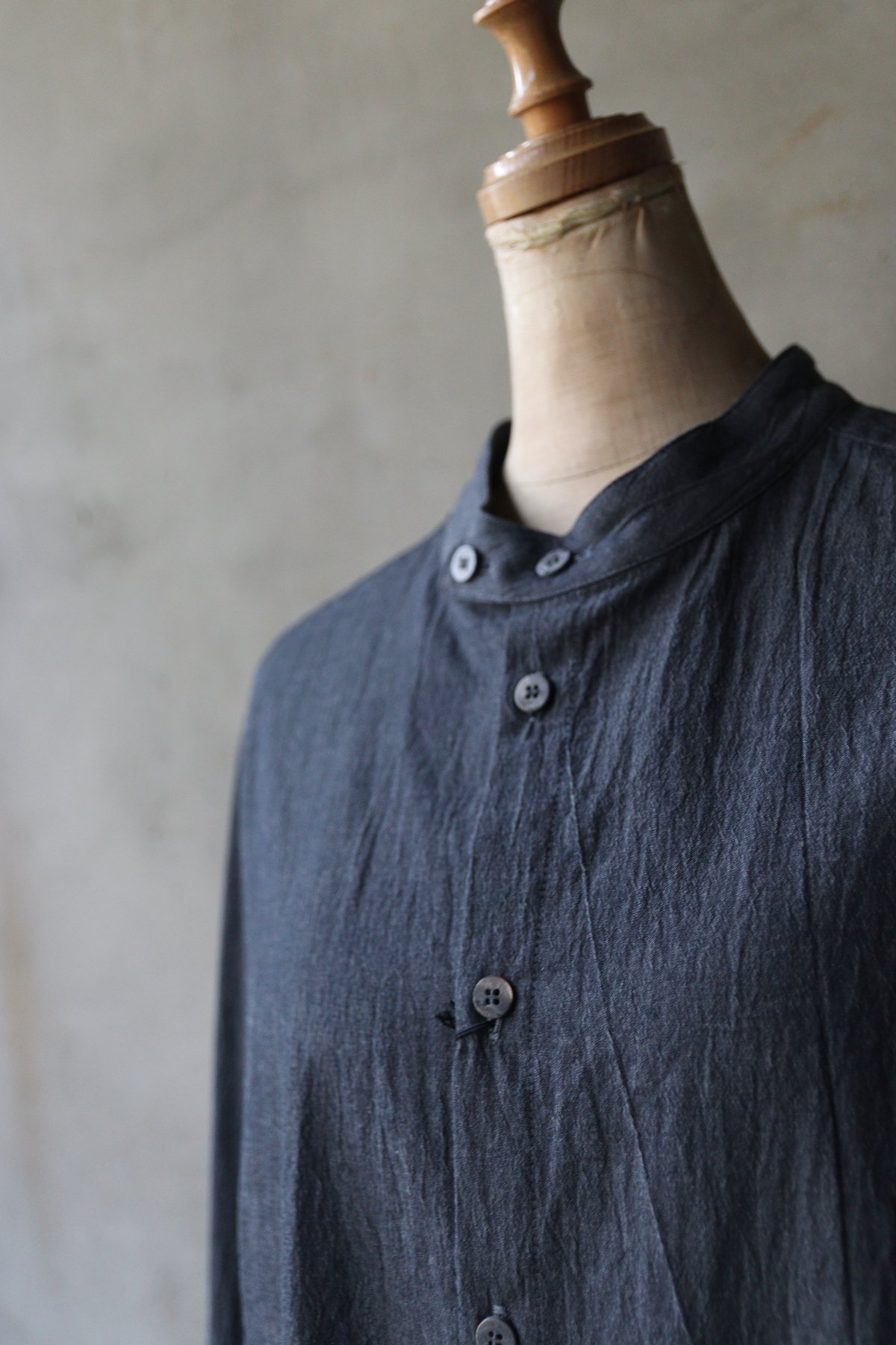 cavane キャヴァネ / Stand col shirtシャツ / ca-23151