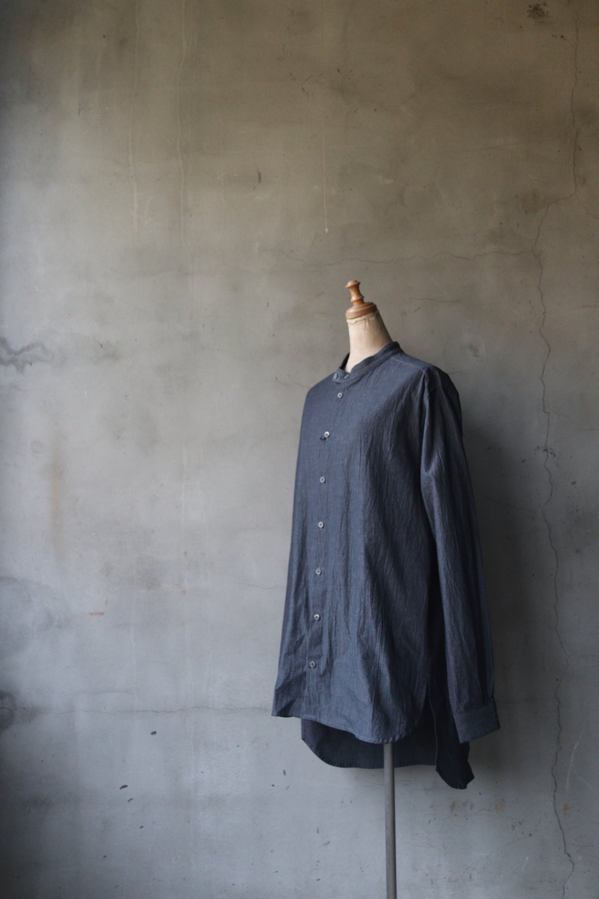 cavane キャヴァネ / Stand col shirtシャツ / ca-23151