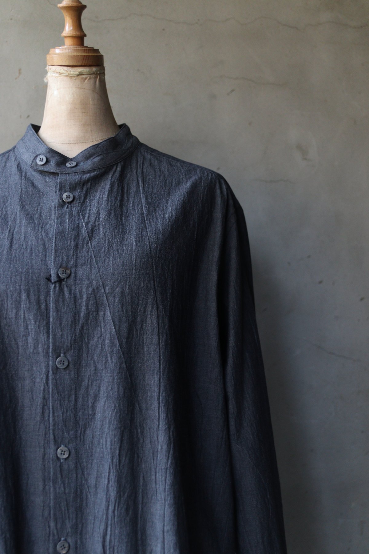 cavane キャヴァネ / Stand col shirtシャツ / ca-23151