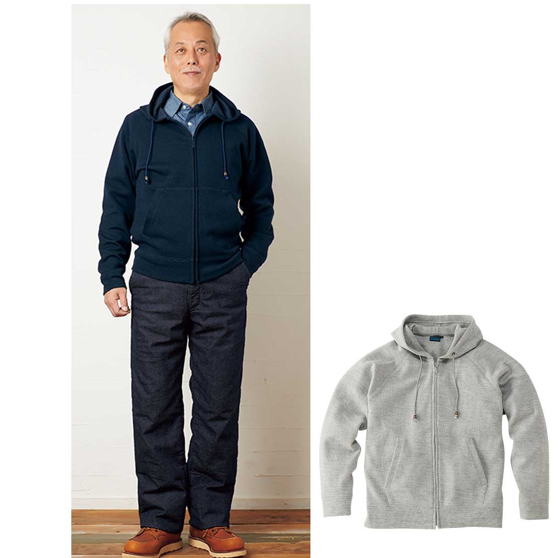 BS410 B.C.W.J.フーテッドパーカ/メンズ | beaspo Outlet Store