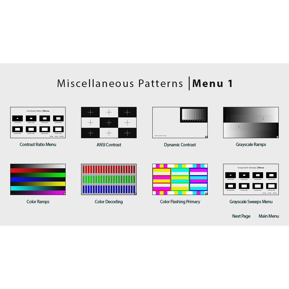 DVS UHD|HDR-10 Test Pattern Suite(MP4/TS) 「デジタル...