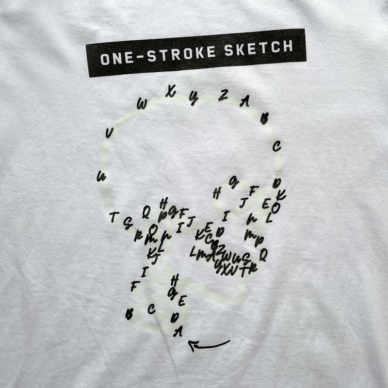 83 original / Skull 蓄光 Tシャツ|One-Stroke Sketch | 83 original / Skull 蓄光 Tシャツ|One-Stroke Sketch |
