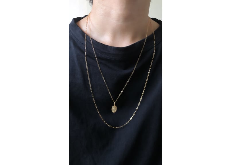 14kgf】3way flatチェーンネックレス | piii 14kgf】3way flatチェーンネックレス | piii