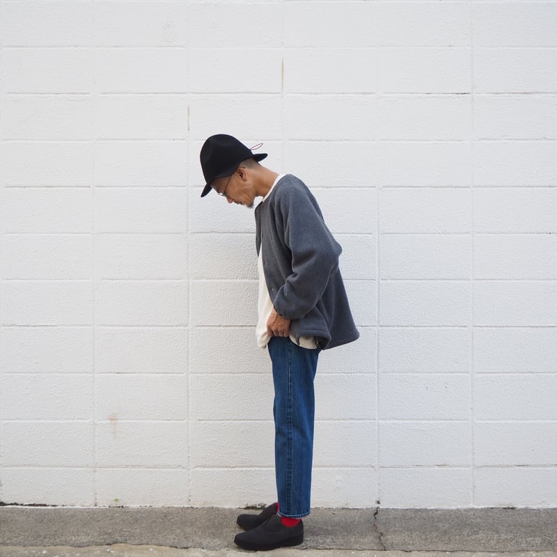 Manual Alphabet〈マニュアルアルファベット〉FLEECE SNAP CARDIG Manual Alphabet〈マニュアルアルファベット〉FLEECE SNAP CARDIG