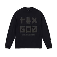 BIG THXGOD-7.1ロンT Ink-Print Black | クリスチャンTシャツブ BIG THXGOD-7.1ロンT Ink-Print Black | クリスチャンTシャツブ