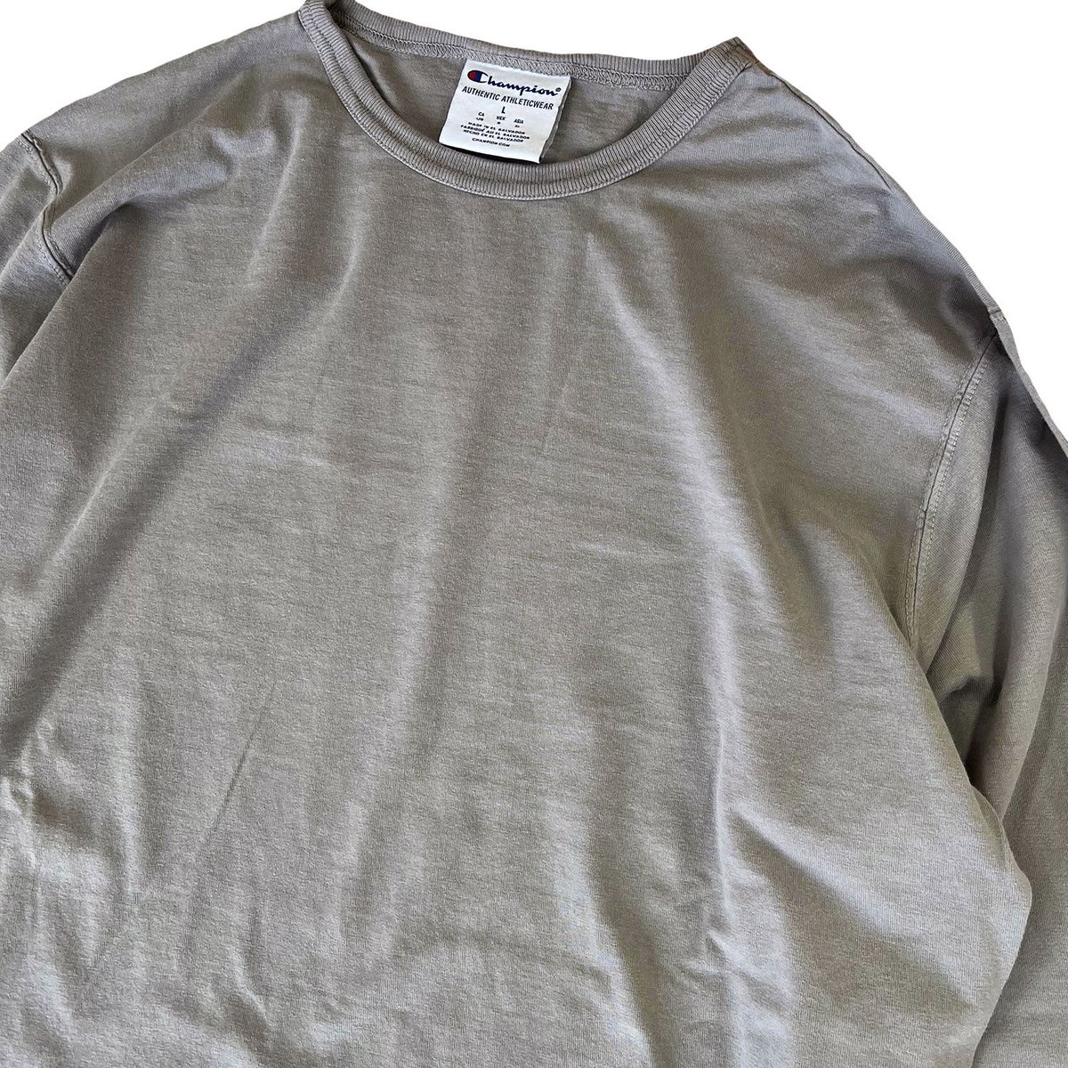 CHAMPION 6oz Garment Dyed L/S TEE チャンピオン ガーメントダ...