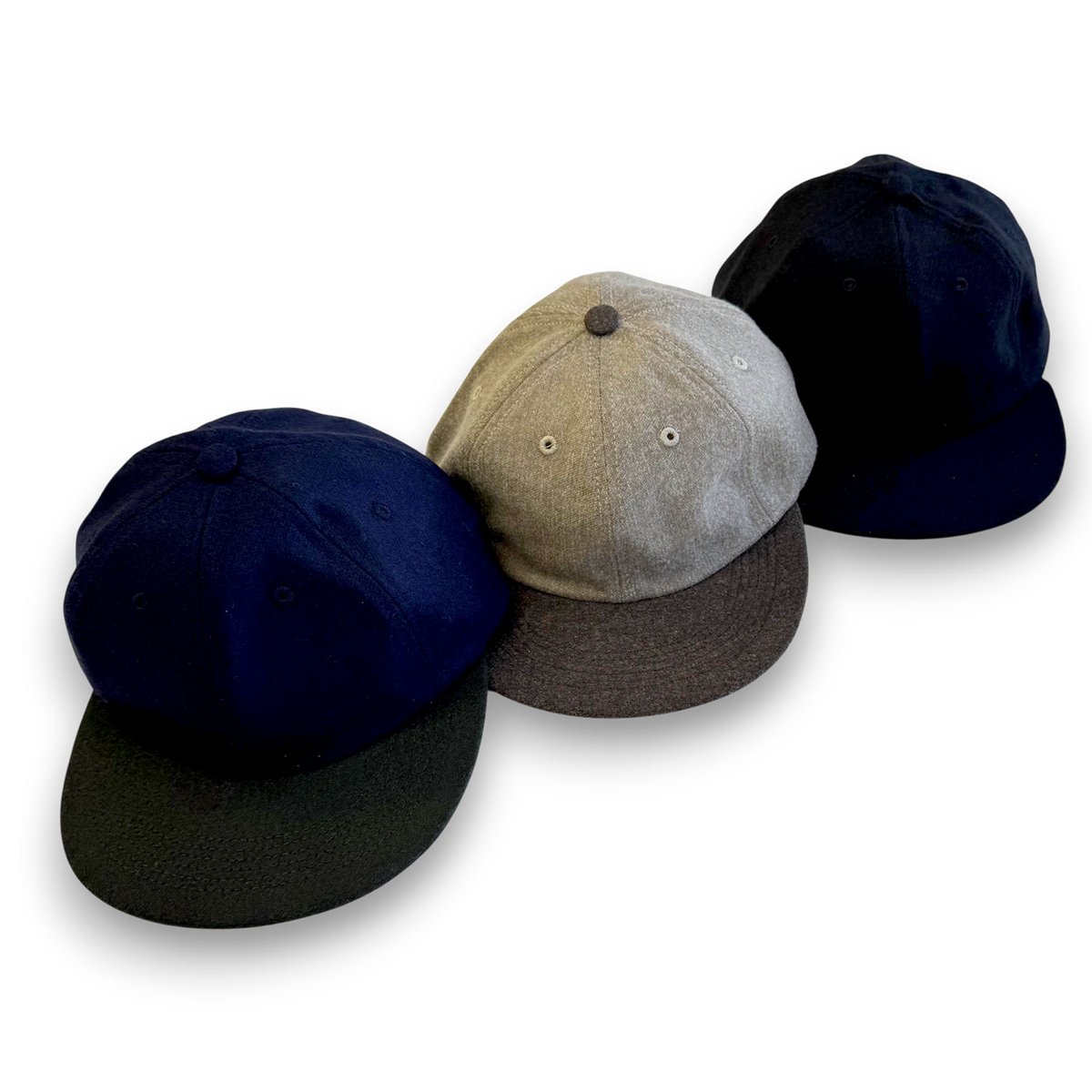 Winner Caps Wool Leather Strap Cap Made In US...