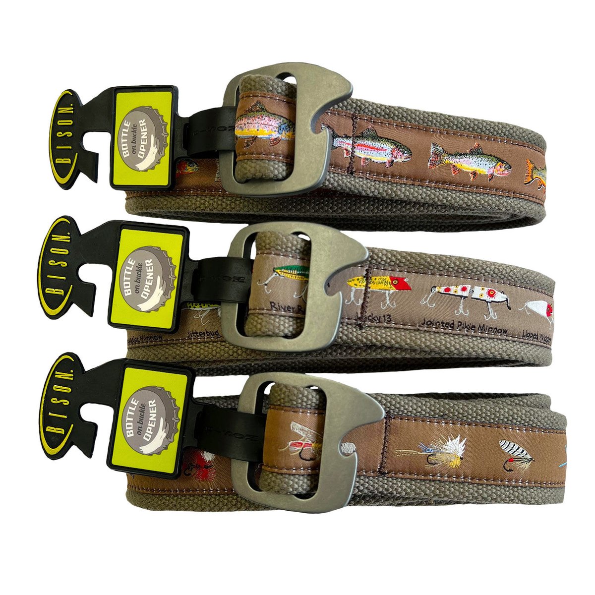BISON DESIGNS 38mm TAP CAP RIBBON BELT - Bottle BISON DESIGNS 38mm TAP CAP RIBBON BELT - Bottle