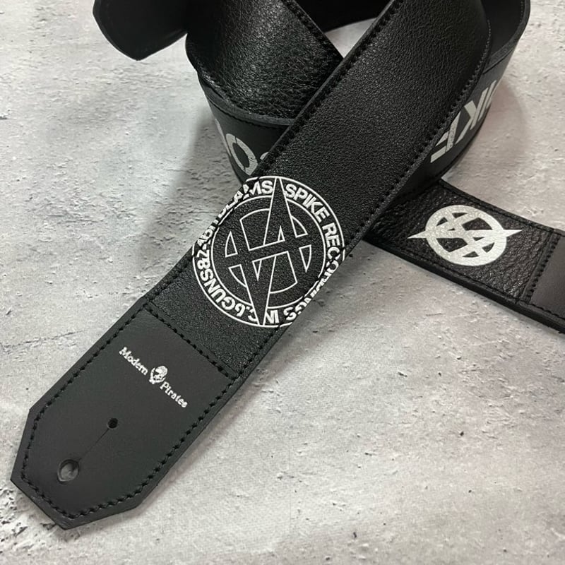 50mm Width Soft Leather Guitar Strap / SPIKE 50mm Width Soft Leather Guitar Strap / SPIKE