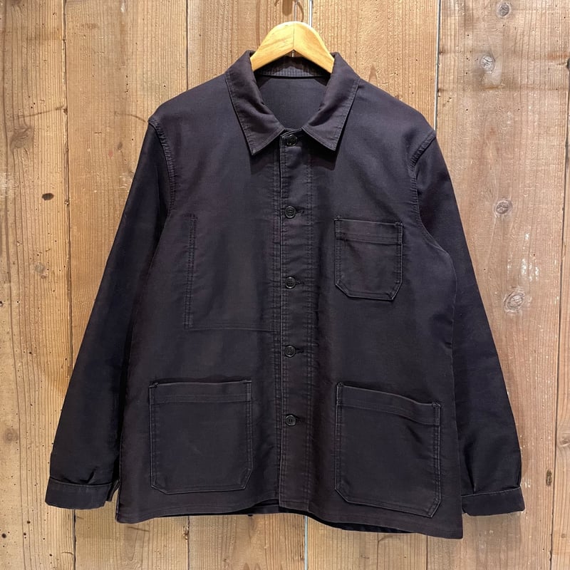 70's~ DUBURE & DEVERCHERE Moleskin Work Jacket 70's~ DUBURE & DEVERCHERE Moleskin Work Jacket