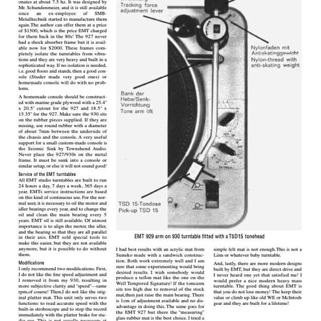EMT927&930 TURNTABLES | module
