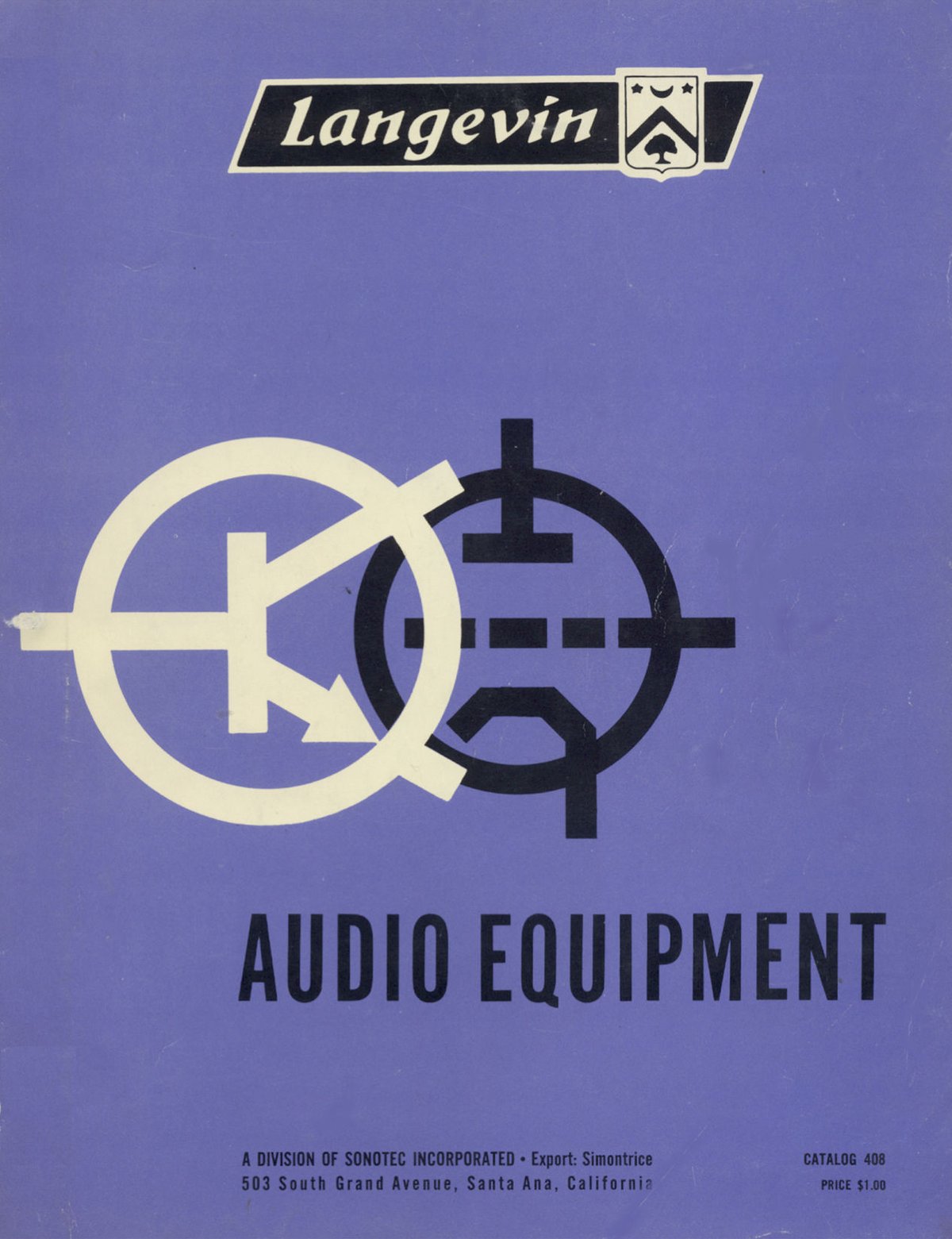 Langevin Audio Equipment Catalogue 1963 (PDF)