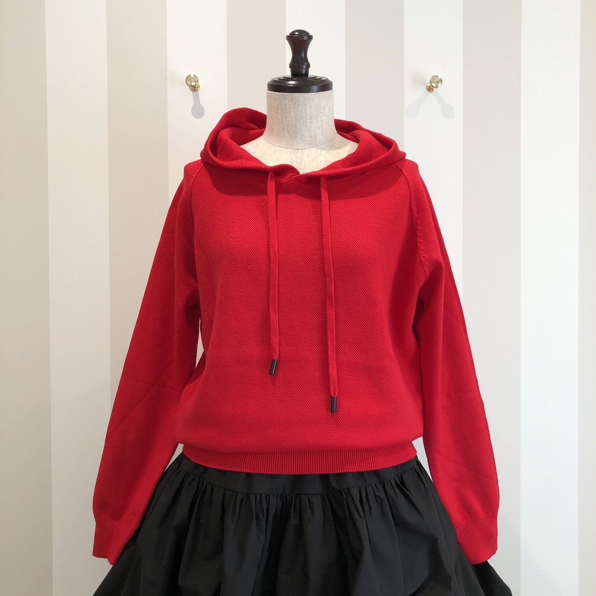12-187 赤 ニットパーカー ML セレクト商品 | capriciousmie 12-187 赤 ニットパーカー ML セレクト商品 | capriciousmie