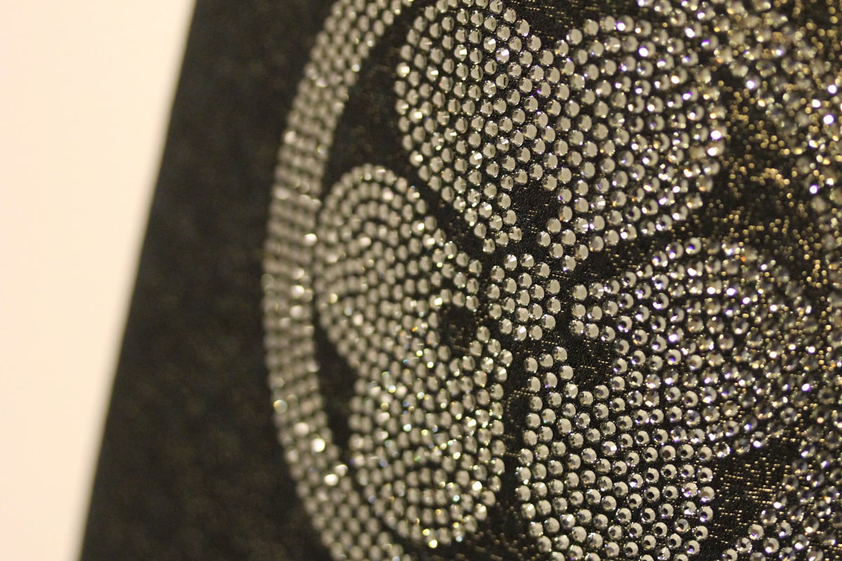 CRYSTAL家紋入合財袋 | kyogen-kamon