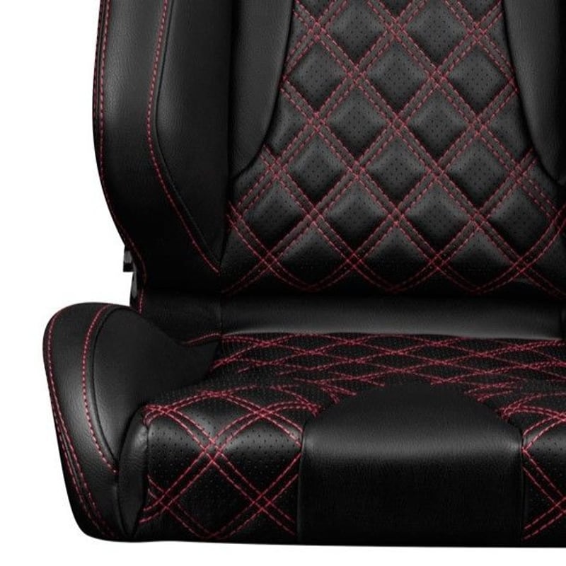 2脚【Braum Racing セミバケットシート Elite-X レッド 2脚【Braum Racing セミバケットシート Elite-X レッド