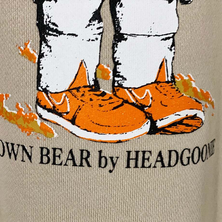 Dr.BROWN BEAR GARMENT-DYE CREWNECK SWEAT | head...