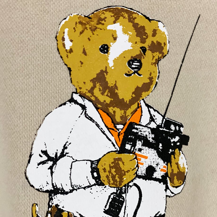 Dr.BROWN BEAR GARMENT-DYE CREWNECK SWEAT | head...