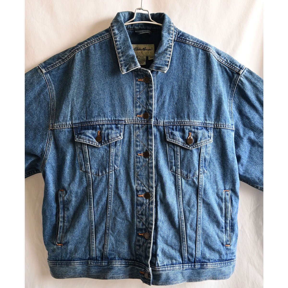 90's vintage / Eddie Bauer】denim trucker jacke 90's vintage / Eddie Bauer】denim trucker jacke