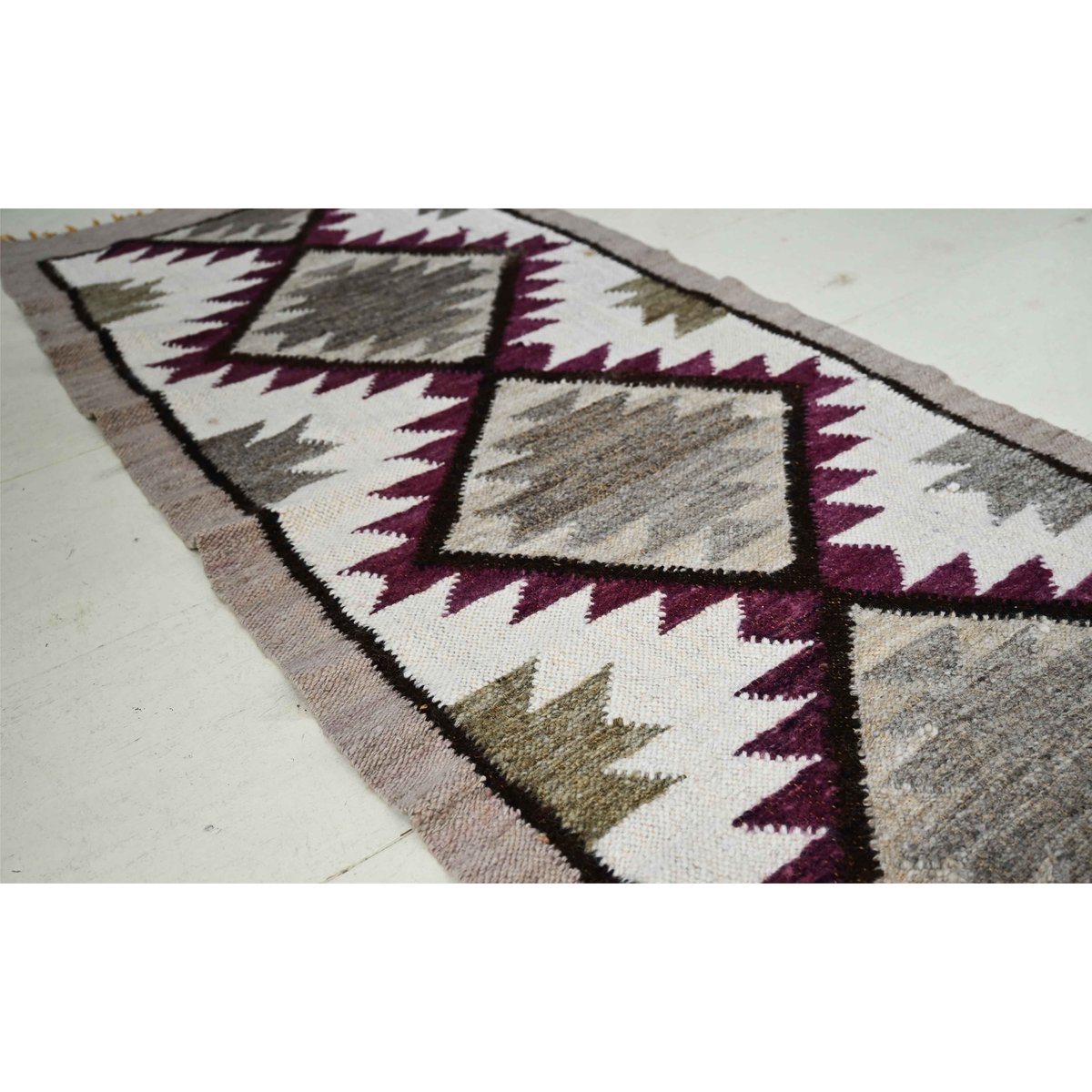 【80's Ecuador vintage】"eye dazzler pattern" ha...