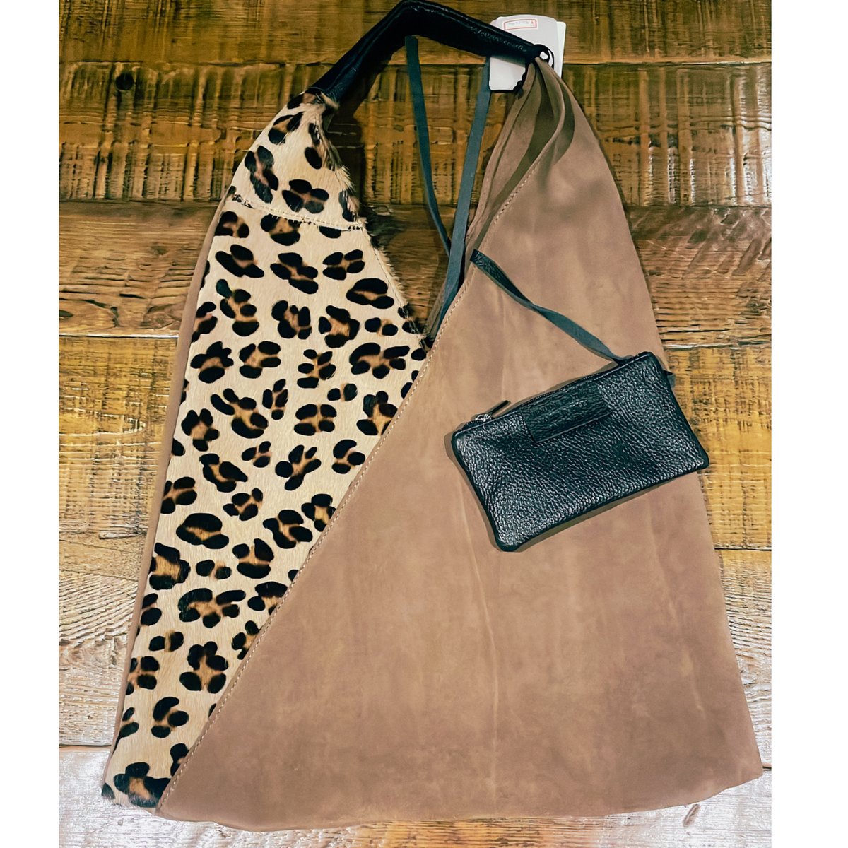 MARLON FIRENZE One Shoulder Bag Suede×Pony | R...
