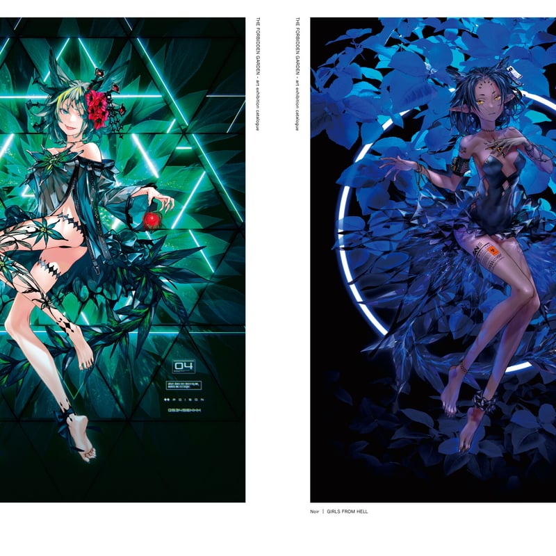 THE FORBIDDEN GARDEN」art exhibition catalogue THE FORBIDDEN GARDEN」art exhibition catalogue