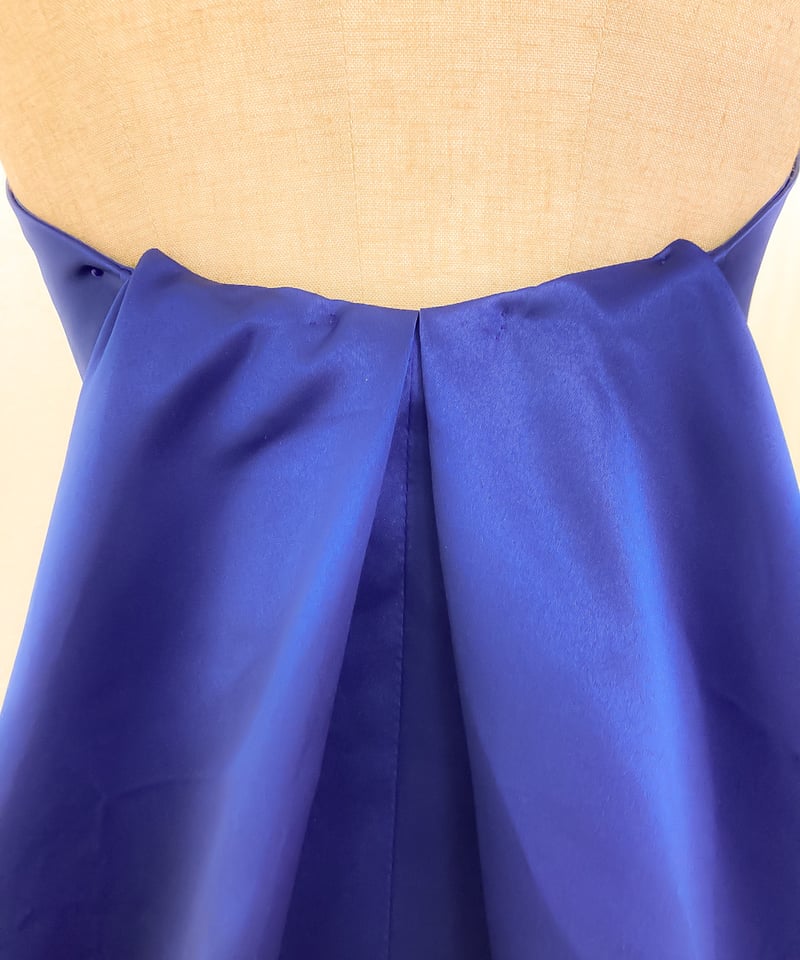 バックトレーンベアトップドレス ロイヤルブルー | Sharon Style バックトレーンベアトップドレス ロイヤルブルー | Sharon Style