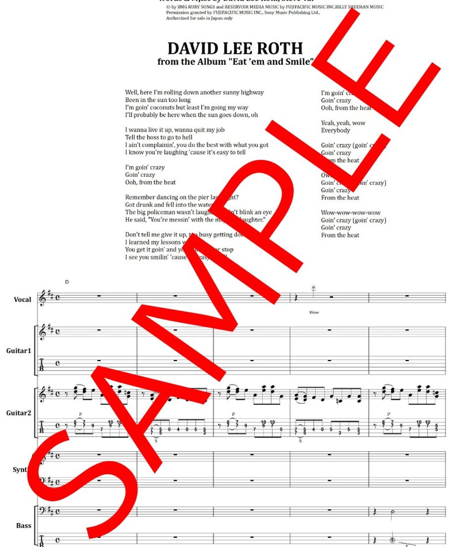 デイヴィッド・リー・ロス(DAVID LEE ROTH) / GOIN'CRAZY!(ゴーイン...