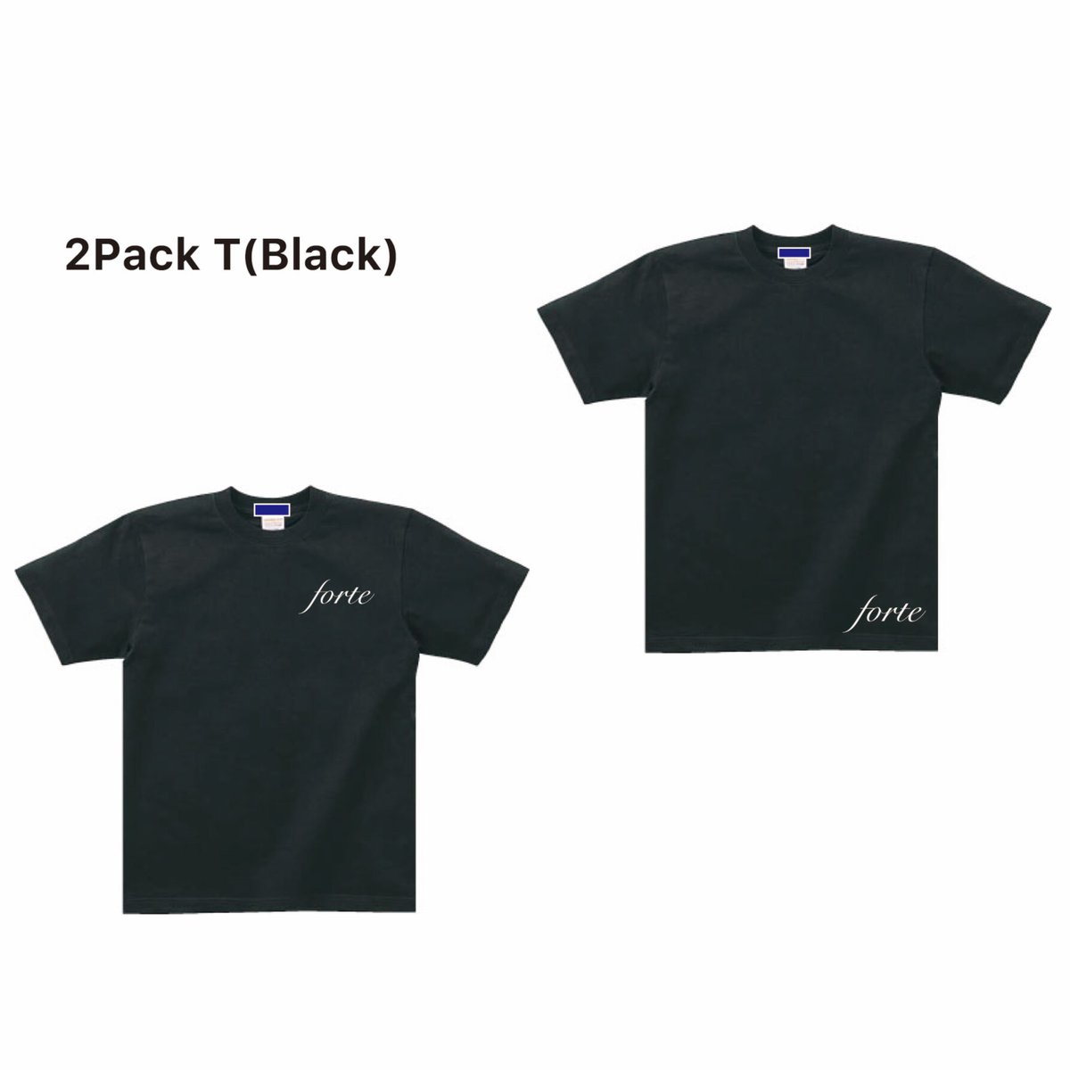 forte Original 2Pack T-shirts(Black) | forte On...