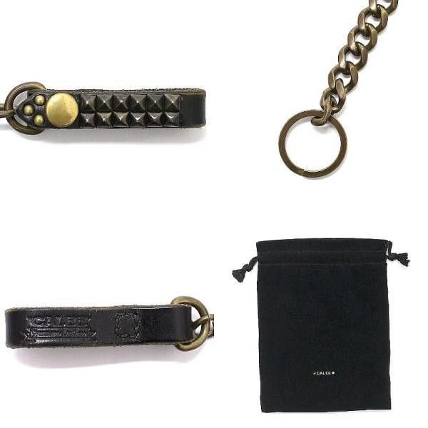 CALEE 極まる ウォレットチェーン コイン キーホルダー 真鍮 brass CALEE 極まる ウォレットチェーン コイン キーホルダー 真鍮 brass