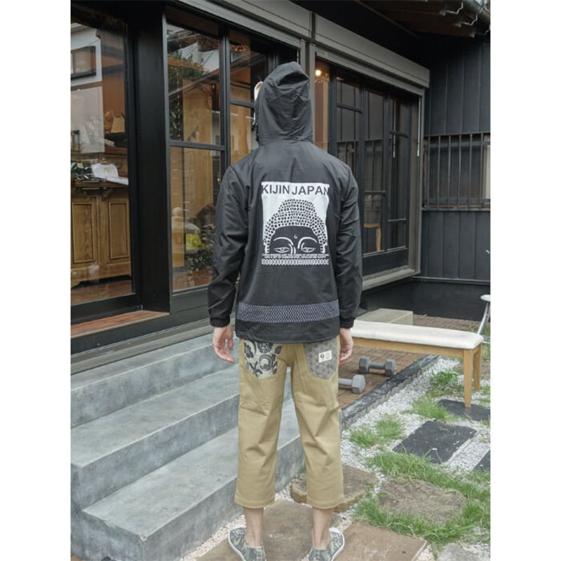 富士にドクロ ストレッチシルキーナイロンパーカー Skull on Mt 富士にドクロ ストレッチシルキーナイロンパーカー Skull on Mt