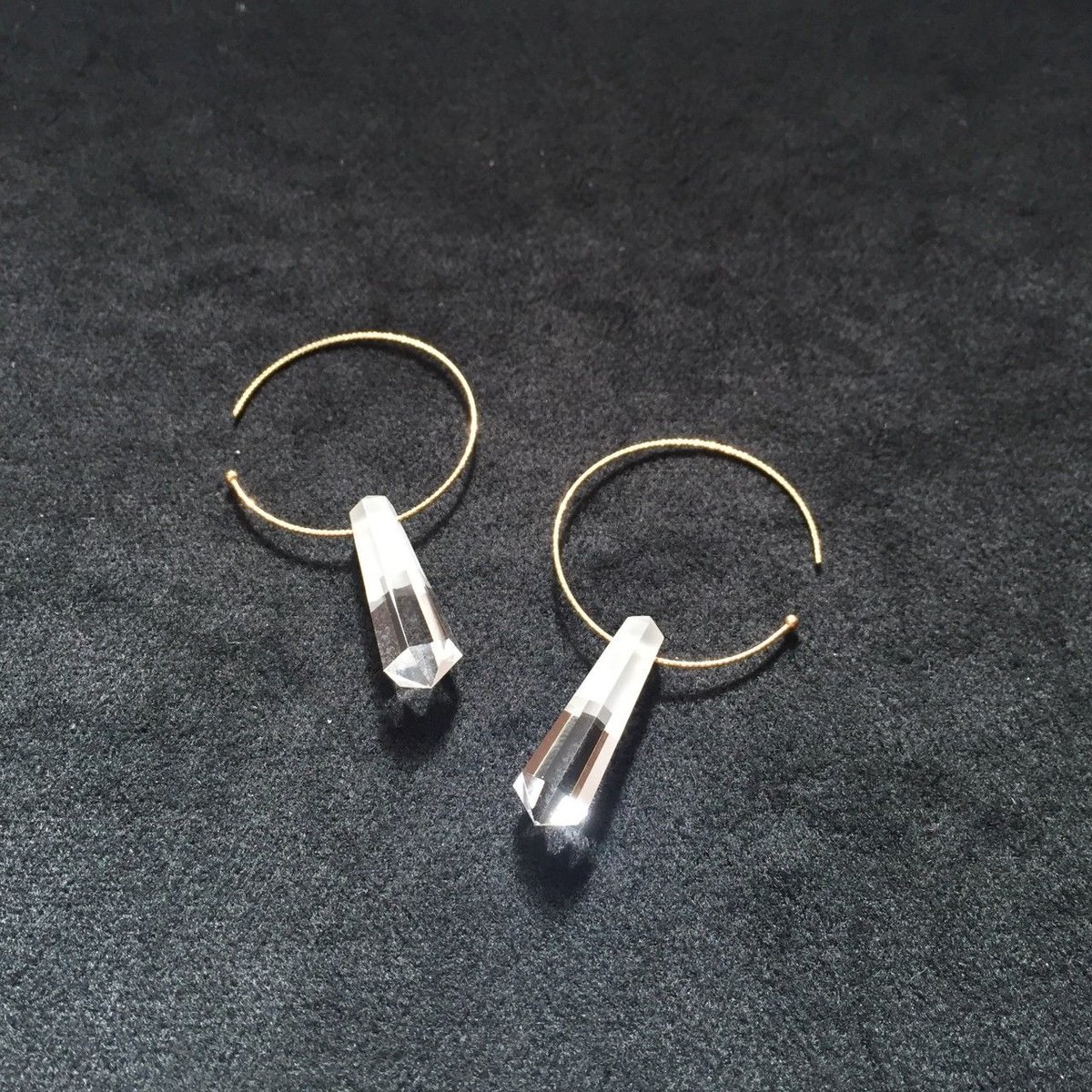 118 CRYSTAL Pierce / 0.5PAIR | TO LABO