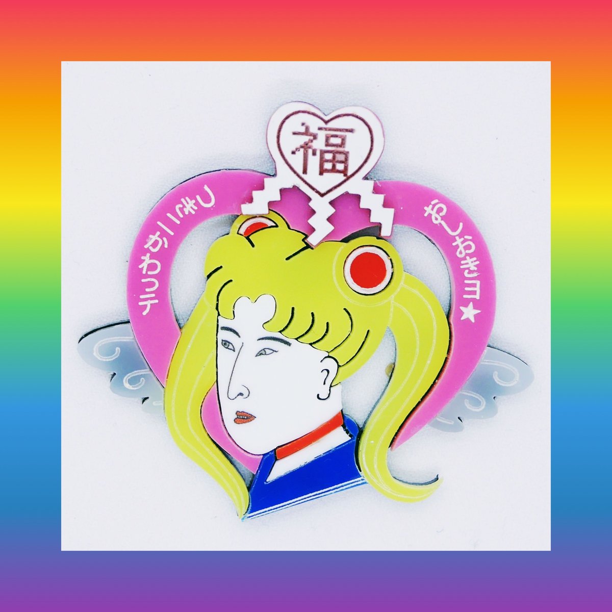 【片耳/ブローチ】浮世絵美少女 Brooch/Single Earrings | CHAKI...