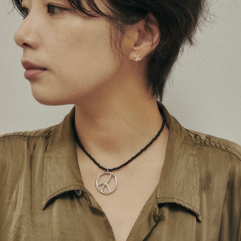 asebi×LOVERS】Naturalstone Choker(Onyx/Retagate asebi×LOVERS】Naturalstone Choker(Onyx/Retagate