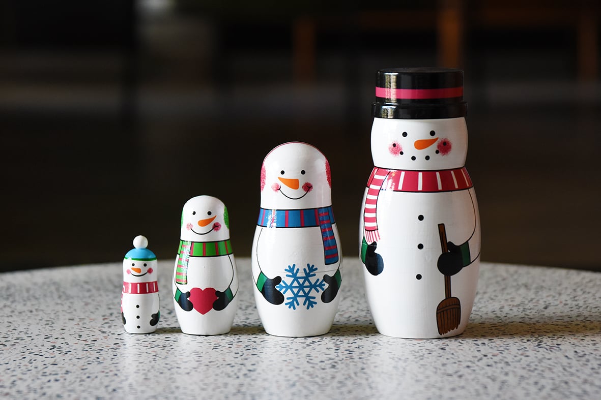 Snowman Family (スノーマンファミリー・マトリョーシカ Snowman Family (スノーマンファミリー・マトリョーシカ