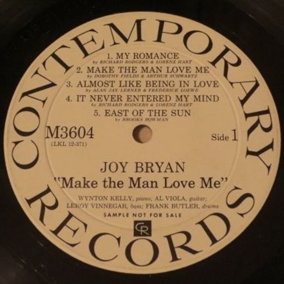 Joy Bryan / Make the Man Love Me (Contemporary...