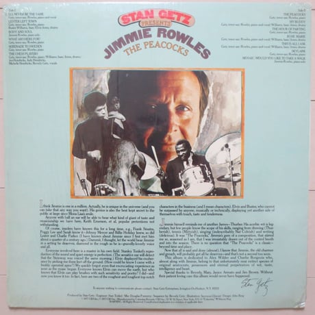 Stan Getz Presents Jimmie Rowles ‎/ The Peacock...