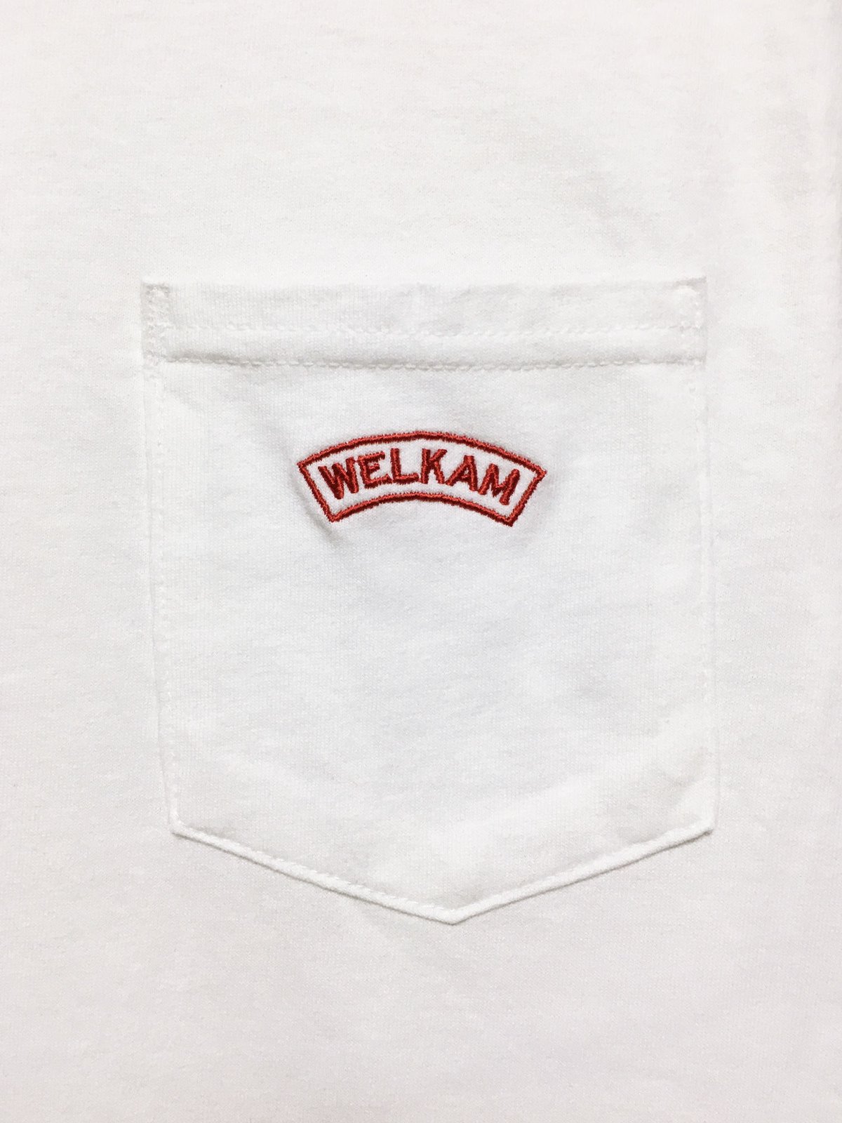 WELKAM ポケットTシャツ ＜WHITE＞ | WELKAM ONLINE SHOP